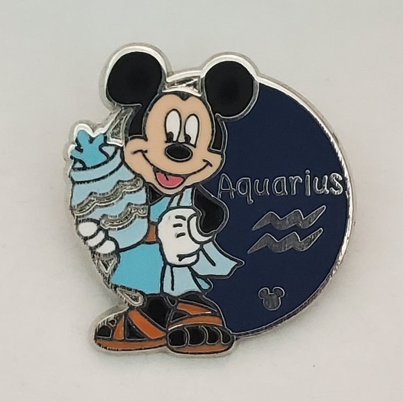 Disney | Accessories | Disney Pin Trading Mickey Mouse Zodiac Sign ...